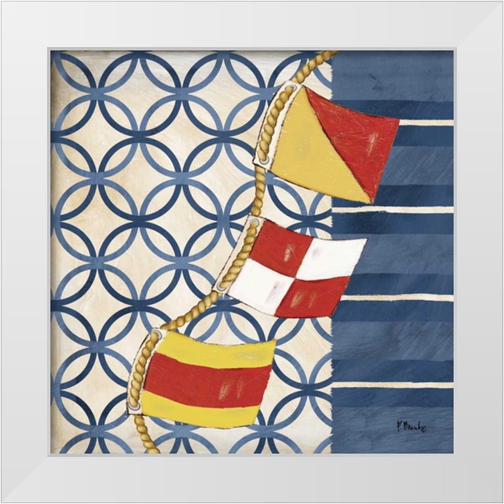 Brent, Paul 15x15 White Modern Wood Framed Museum Art Print Titled ...