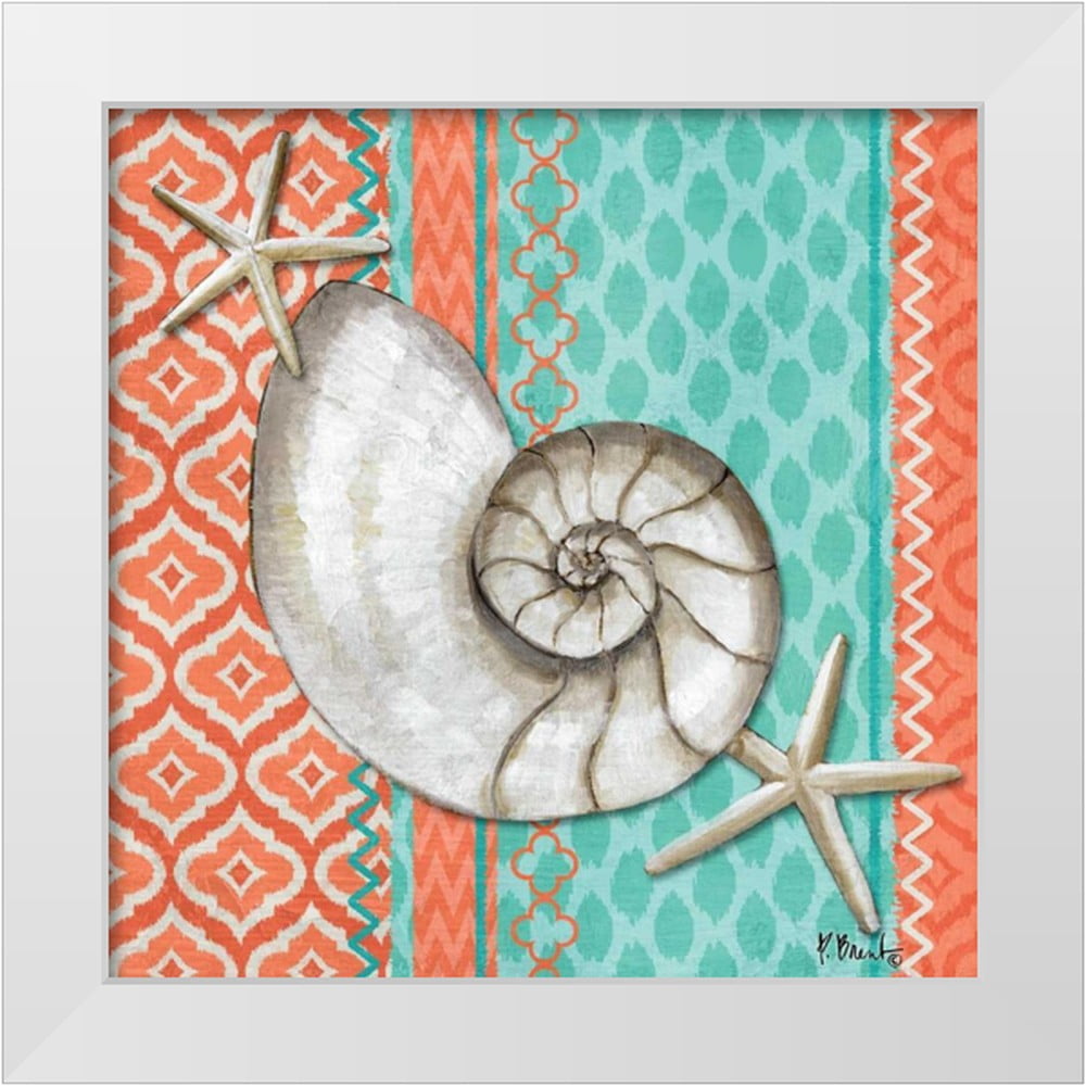 Brent, Paul 15x15 White Modern Wood Framed Museum Art Print Titled ...