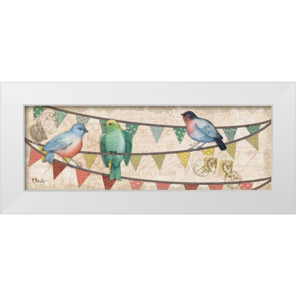 Brent, Paul 18x9 White Modern Wood Framed Museum Art Print Titled ...