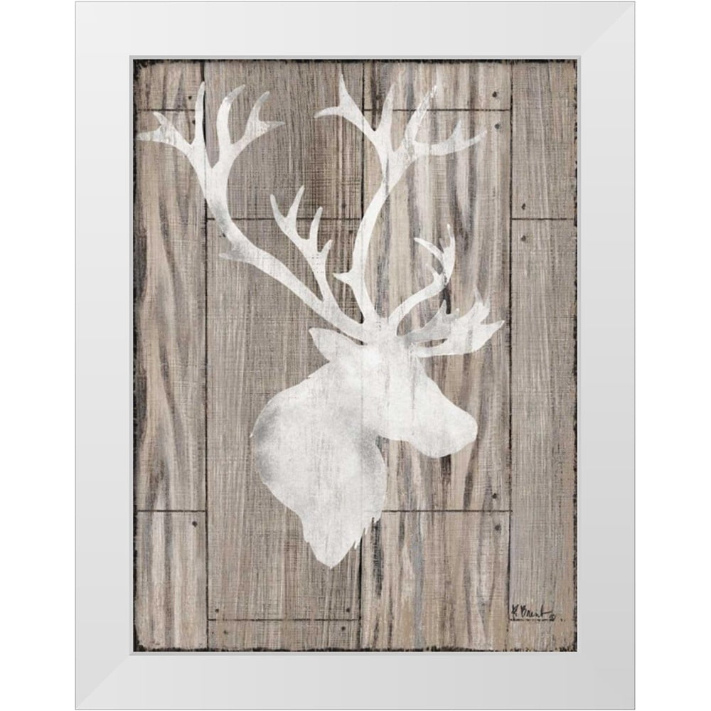 Brent, Paul 19x24 White Modern Wood Framed Museum Art Print Titled ...