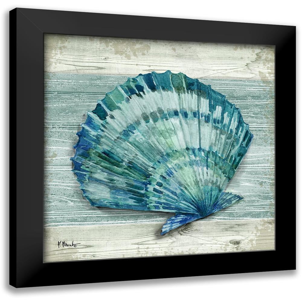 Brent, Paul 20x20 Black Modern Framed Museum Art Print Titled - Northpoint Shells II - Walmart.com