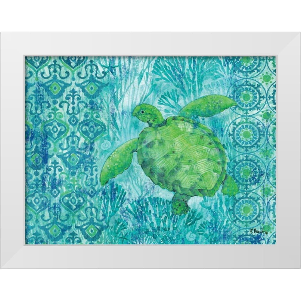 Brent, Paul 24x19 White Modern Wood Framed Museum Art Print Titled ...