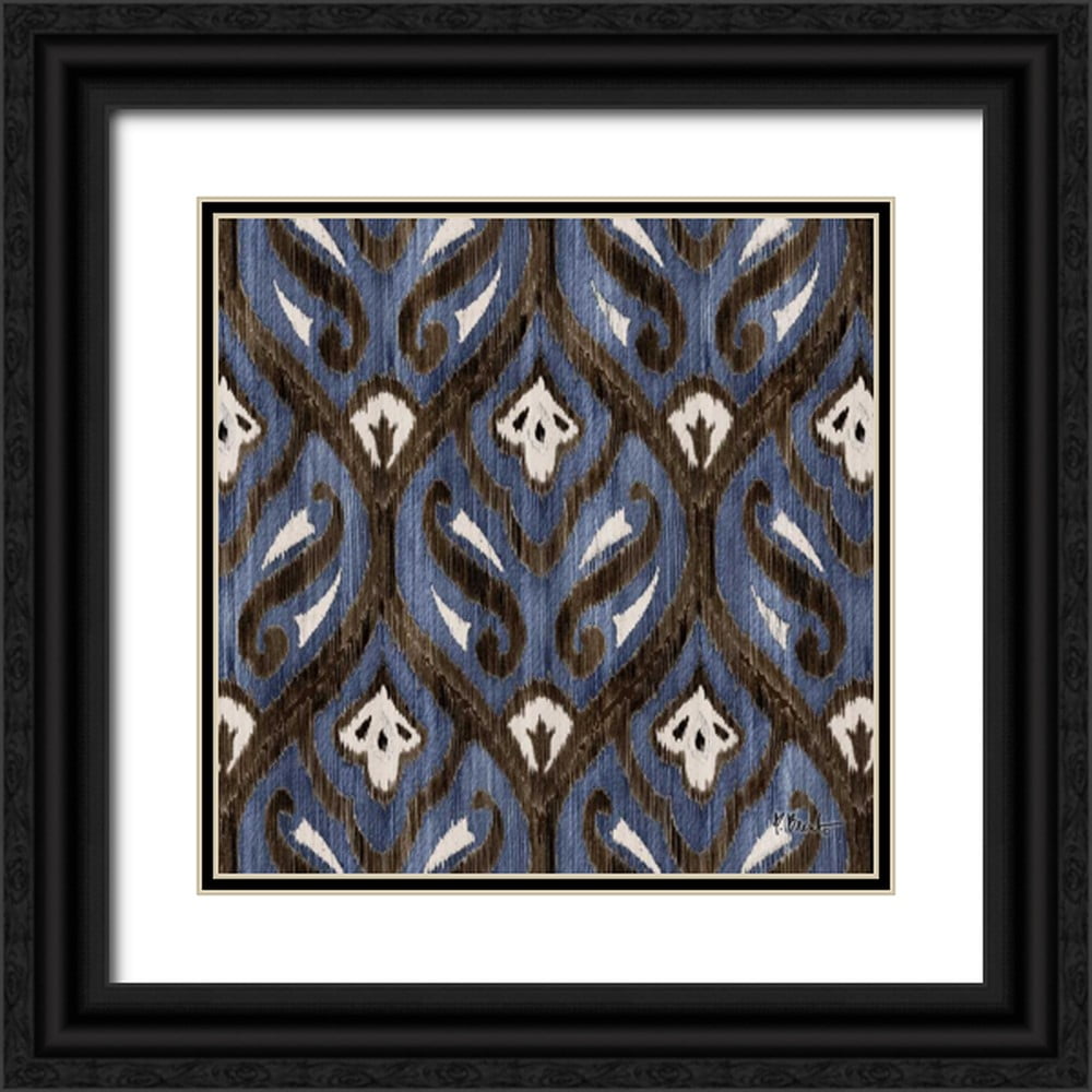 Brent, Paul 26x26 Black Ornate Wood Framed with Double Matting Museum Art Print Titled - Indigo ...