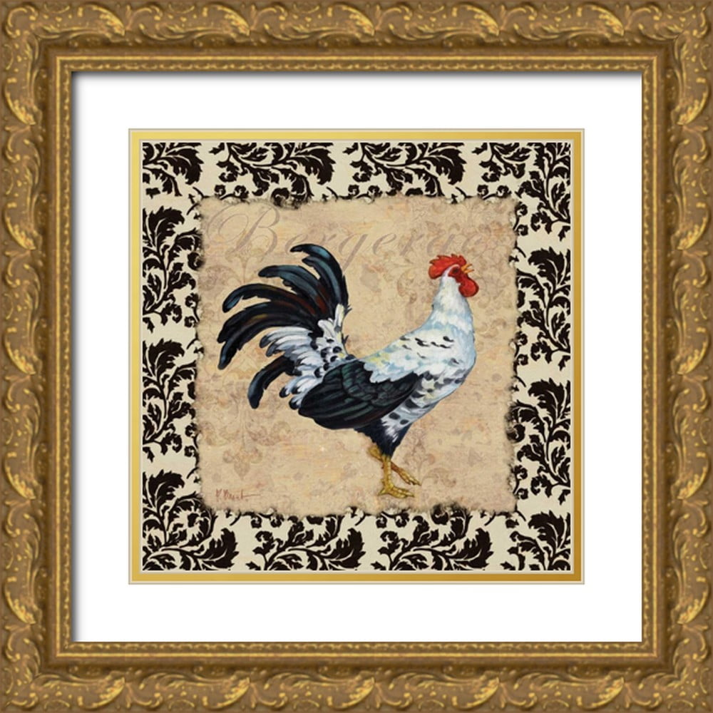 Brent, Paul 26x26 Gold Ornate Wood Framed with Double Matting Museum Art Print Titled - Bergerac ...