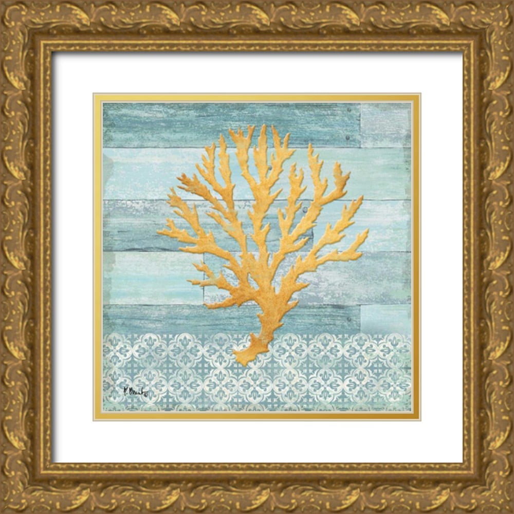 Brent, Paul 26x26 Gold Ornate Wood Framed with Double Matting Museum Art Print Titled ...