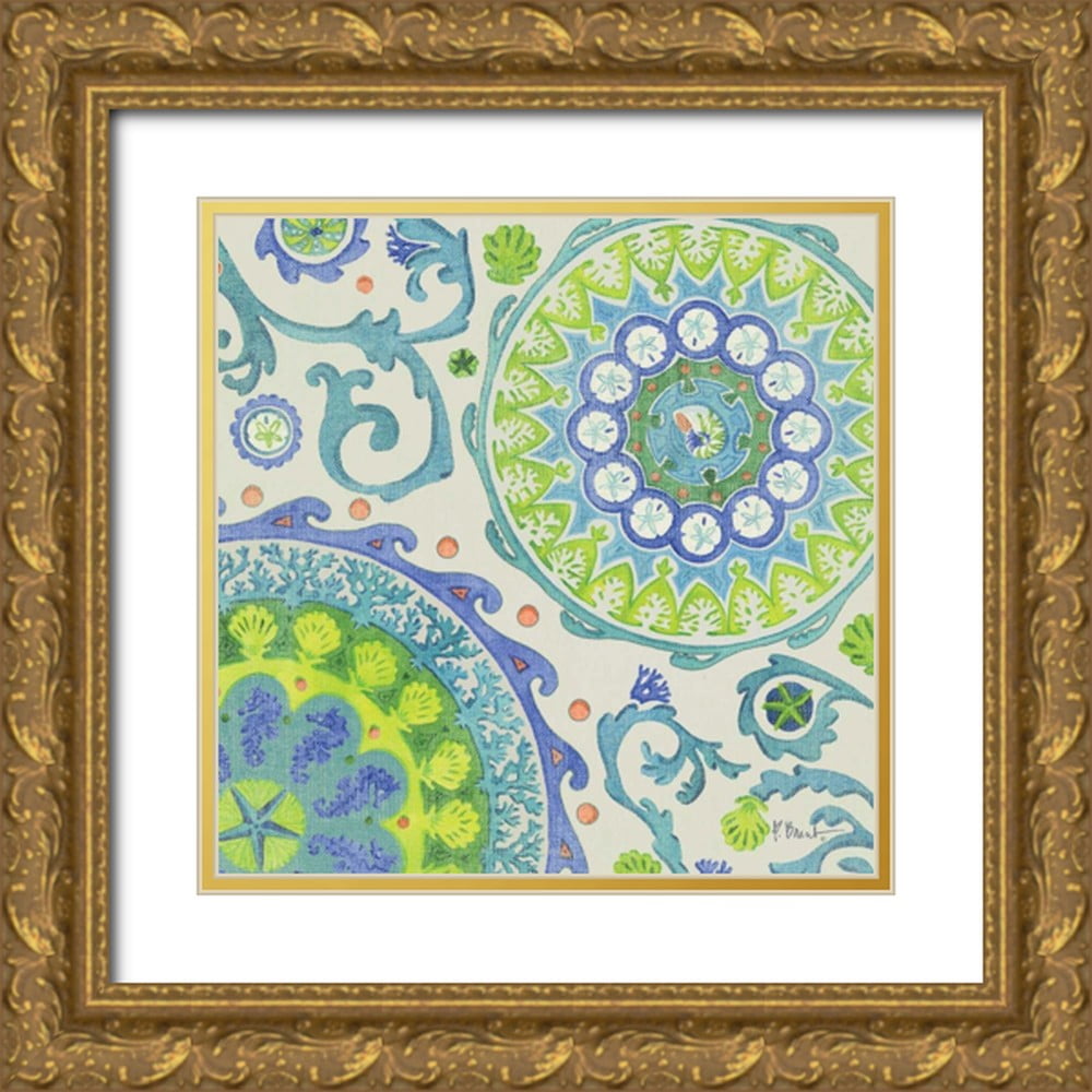 Brent, Paul 26x26 Gold Ornate Wood Framed with Double Matting Museum Art Print Titled - Coastal ...