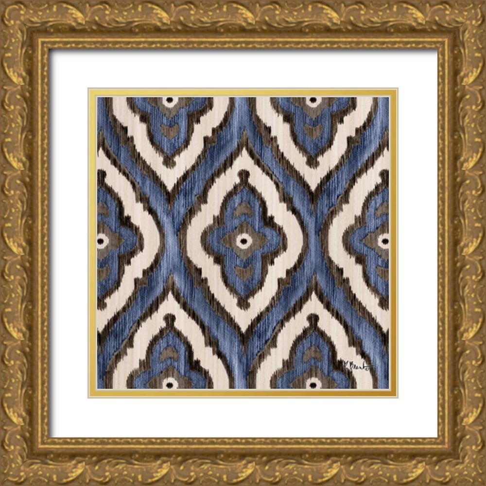 Brent, Paul 26x26 Gold Ornate Wood Framed with Double Matting Museum Art Print Titled - Indigo ...