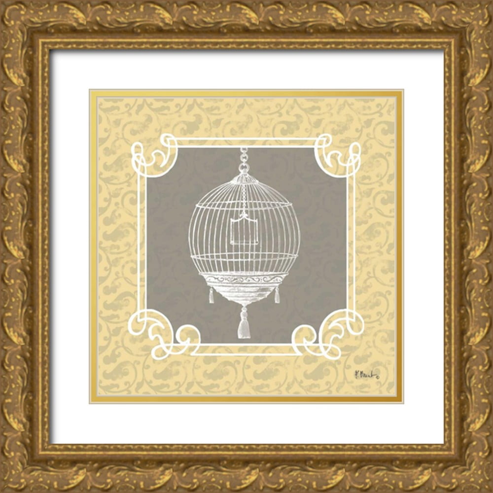 Brent, Paul 26x26 Gold Ornate Wood Framed with Double Matting Museum Art Print Titled - Tres ...