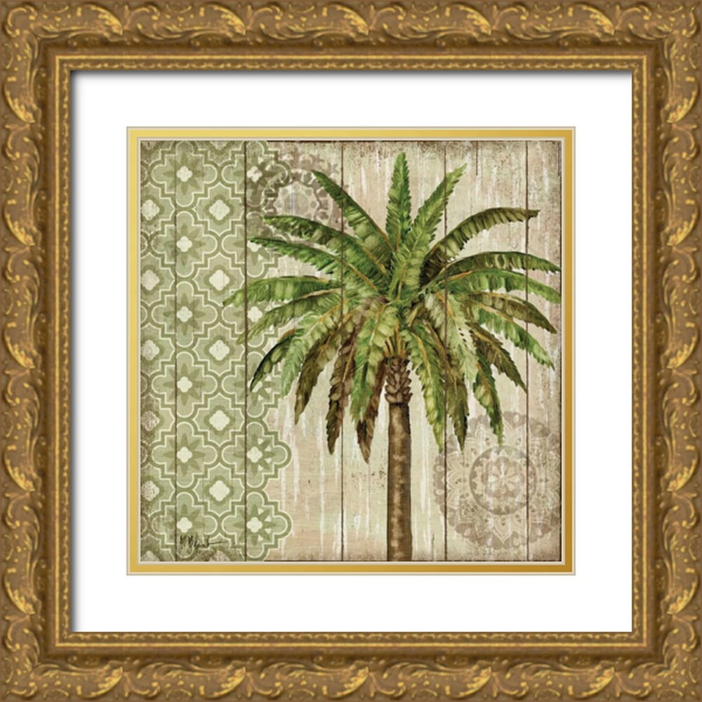 Brent, Paul 26x26 Gold Ornate Wood Framed with Double Matting Museum Art Print Titled - Verde ...
