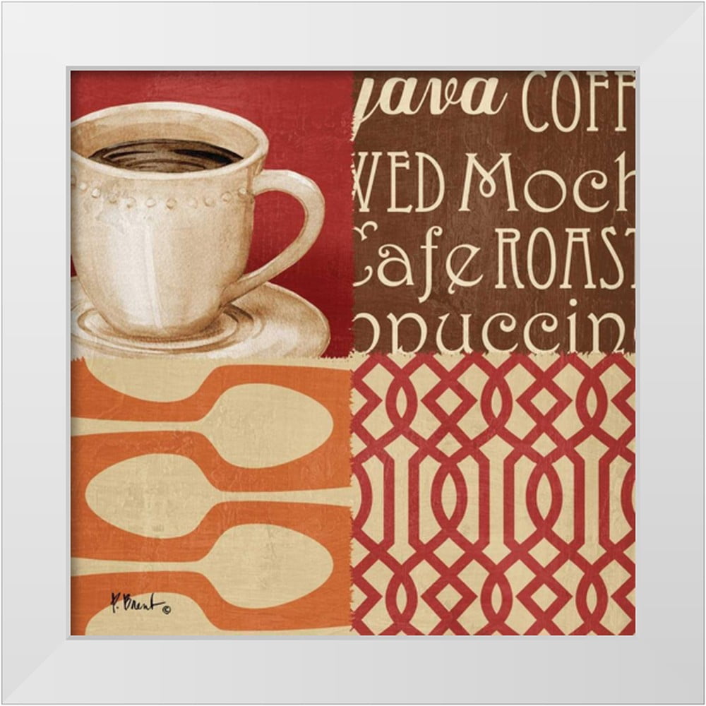 Brent, Paul 26x26 White Modern Wood Framed Museum Art Print Titled ...