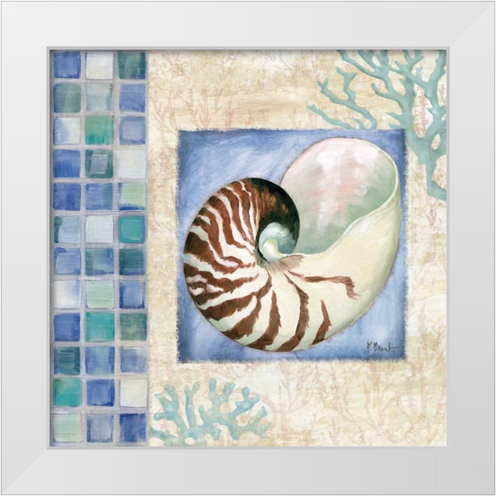 Brent, Paul 26x26 White Modern Wood Framed Museum Art Print Titled ...