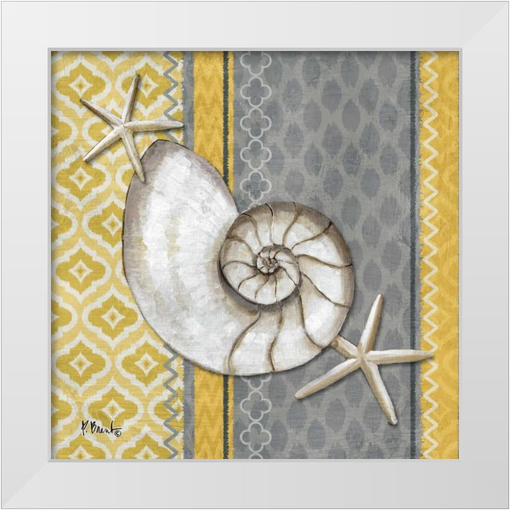 Brent, Paul 26x26 White Modern Wood Framed Museum Art Print Titled ...