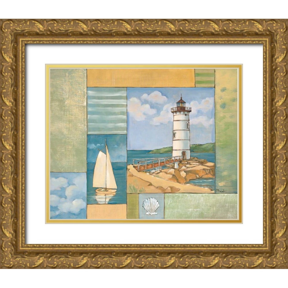 Brent, Paul 31x26 Gold Ornate Wood Framed with Double Matting Museum ...