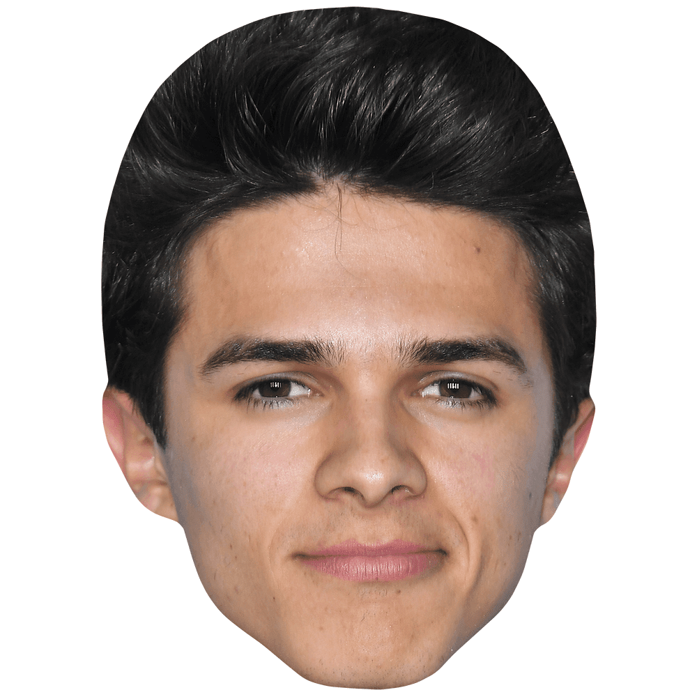Brent Rivera (Black Hair) Celebrity Mask, Flat Card Face, Fancy Dress ...