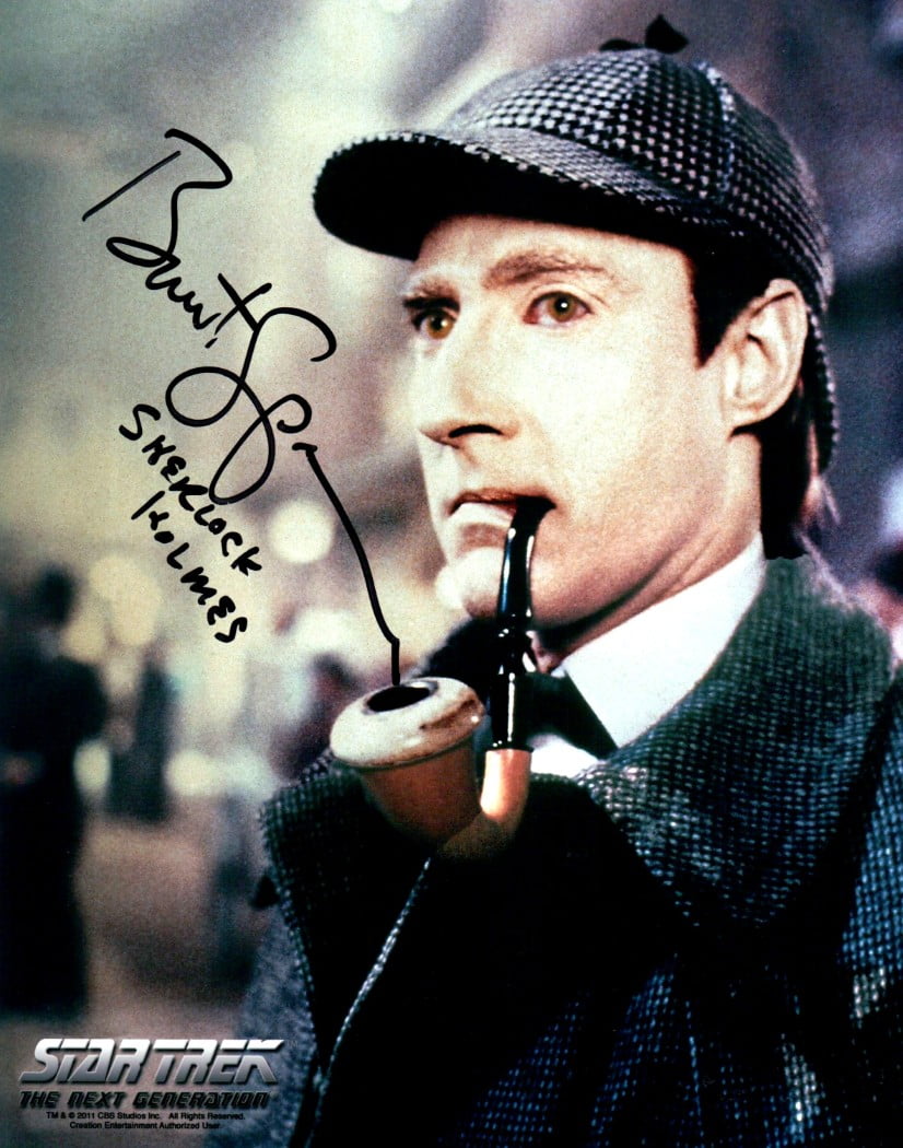 Brent Spiner Signed Autographed 8X10 Photo Star Trek Sherlock Holmes ...