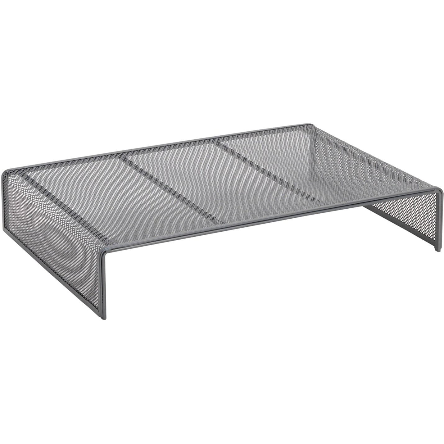 Brenton Studio Silver Mesh Monitor Stand - Walmart.com