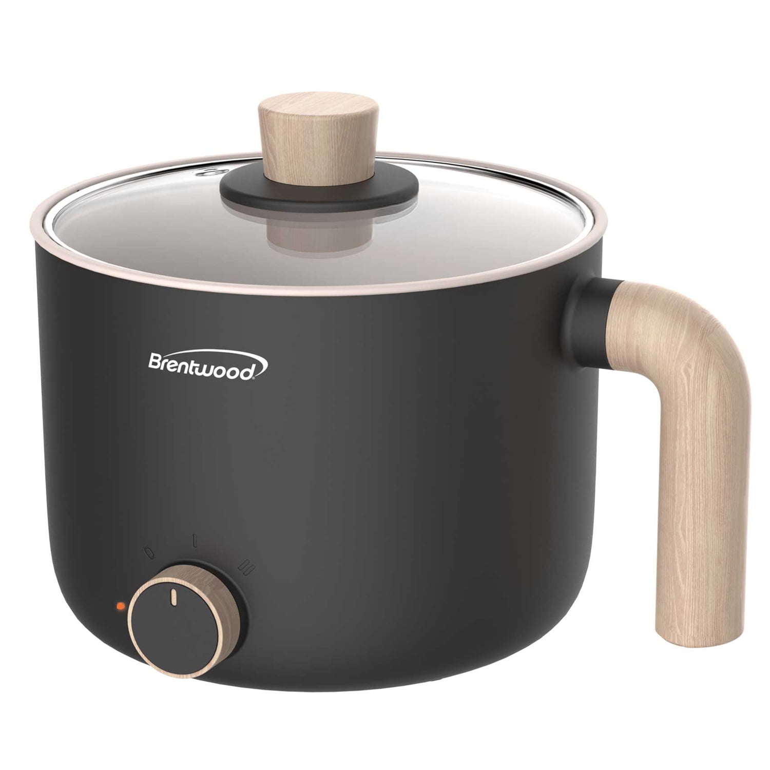 Brentwood 1.6-Qt. 600-Watt Multi-Function Electric Hot Pot Cooker with ...