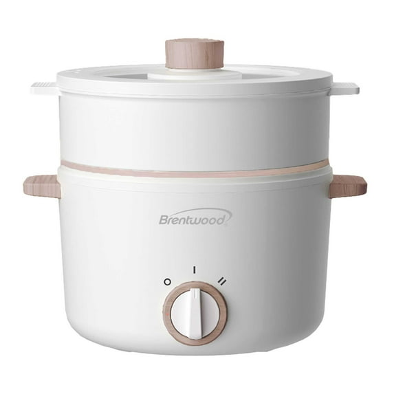 Brentwood 3.2-Qt. Multi-Function Electric Hot Pot Cooker with Food ...