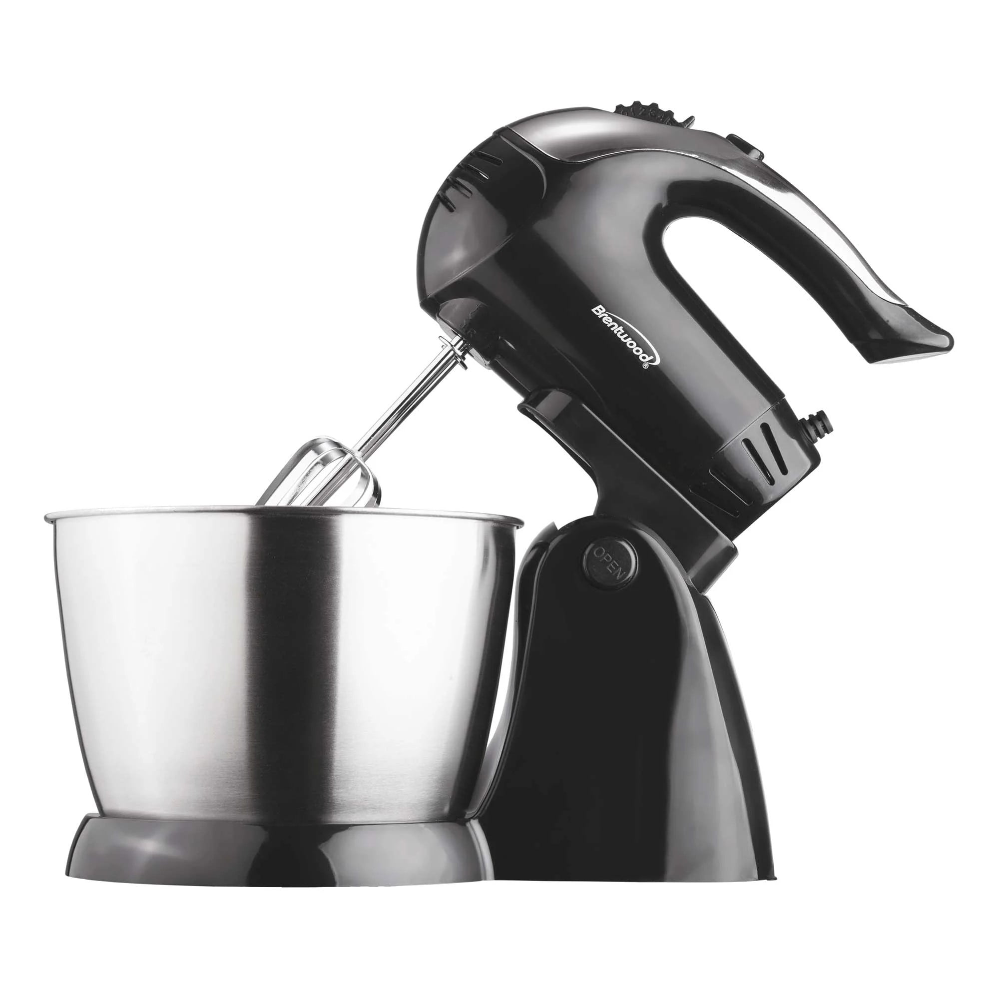 Brentwood 5-Speed Stand Mixer with Detachable Hand Mixer, 200W Motor ...