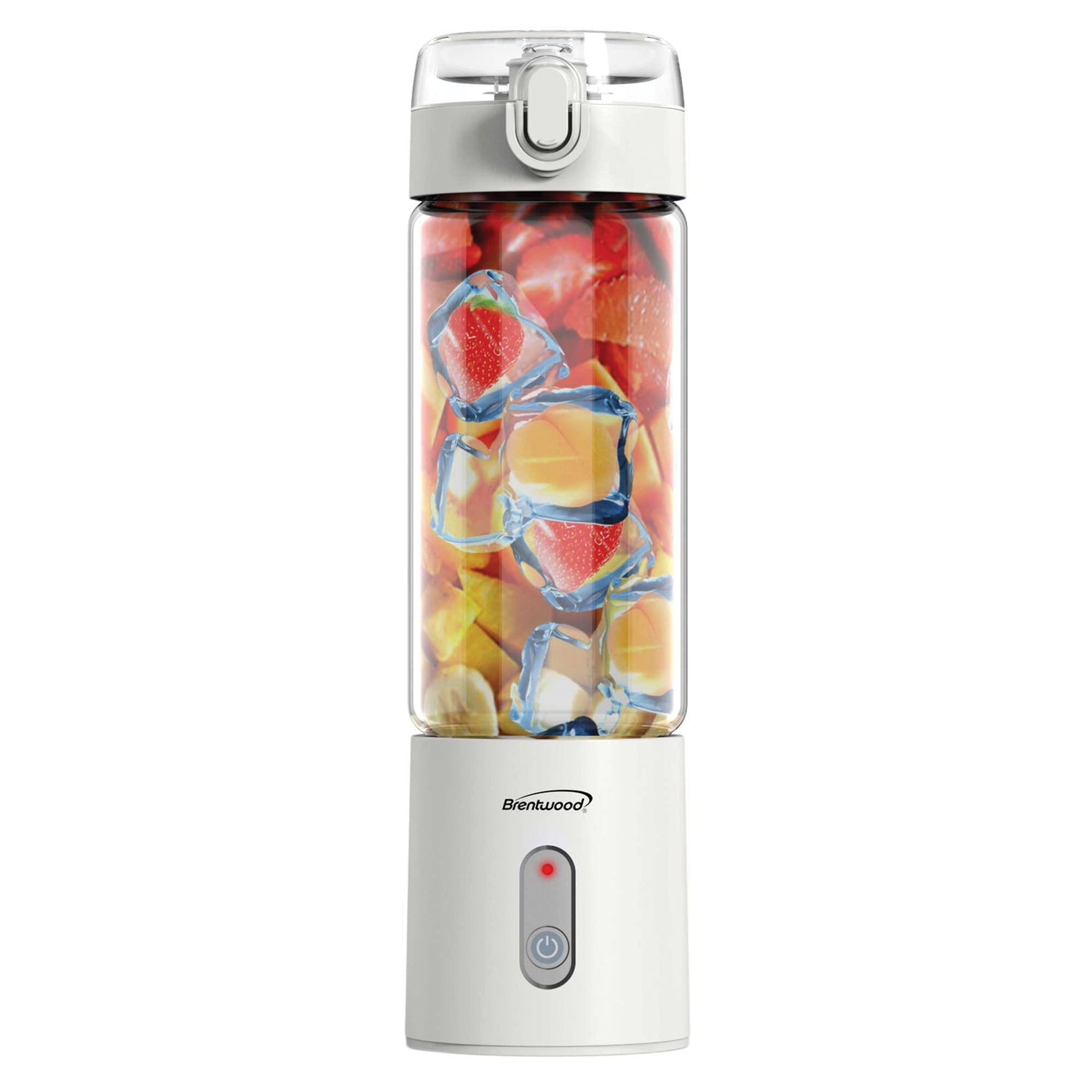 Brentwood 50-Watt 17-Oz. Portable Battery-Operated USB-Chargeable Glass ...