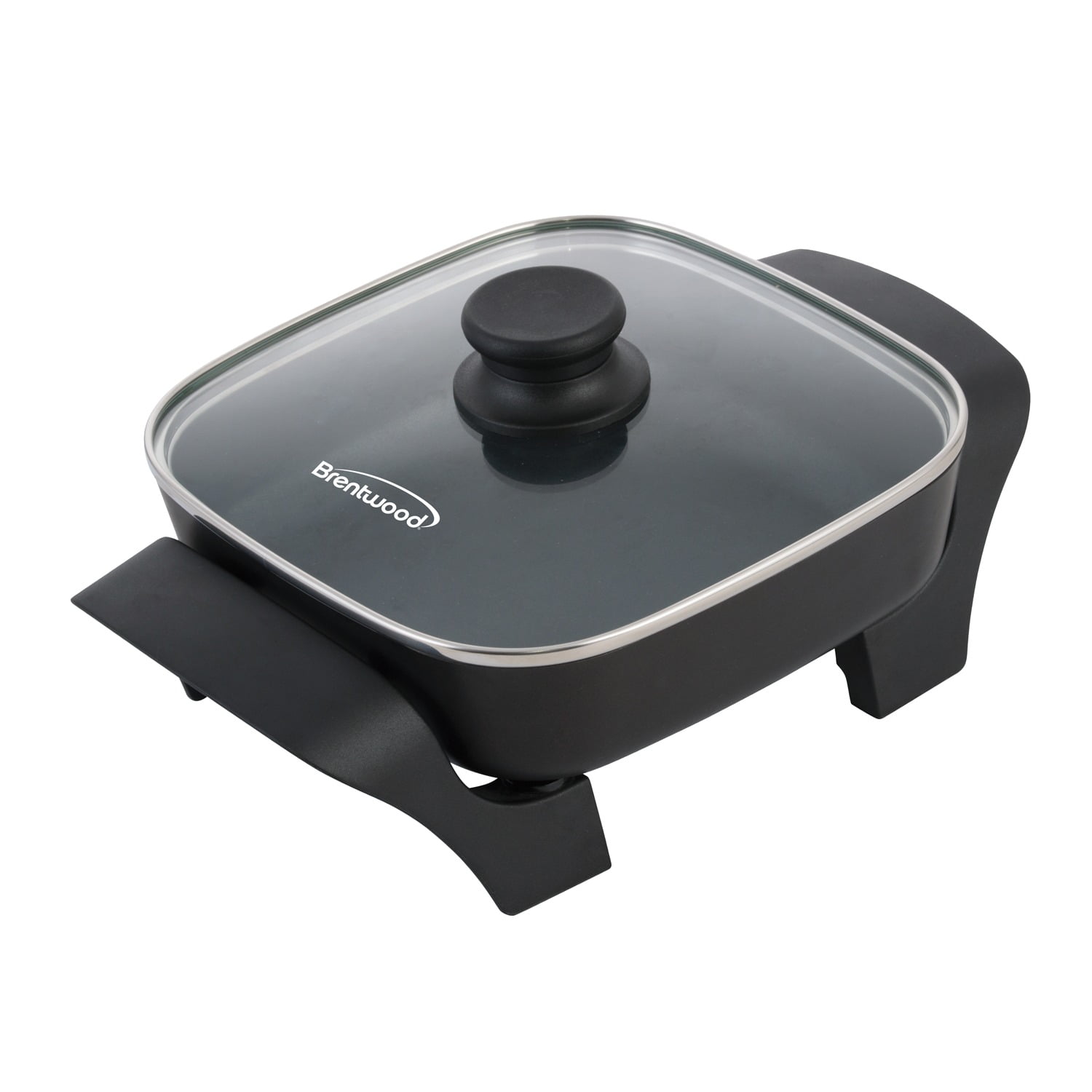 Brentwood 8-Inch Nonstick Electric Skillet with Glass Lid - Walmart.com