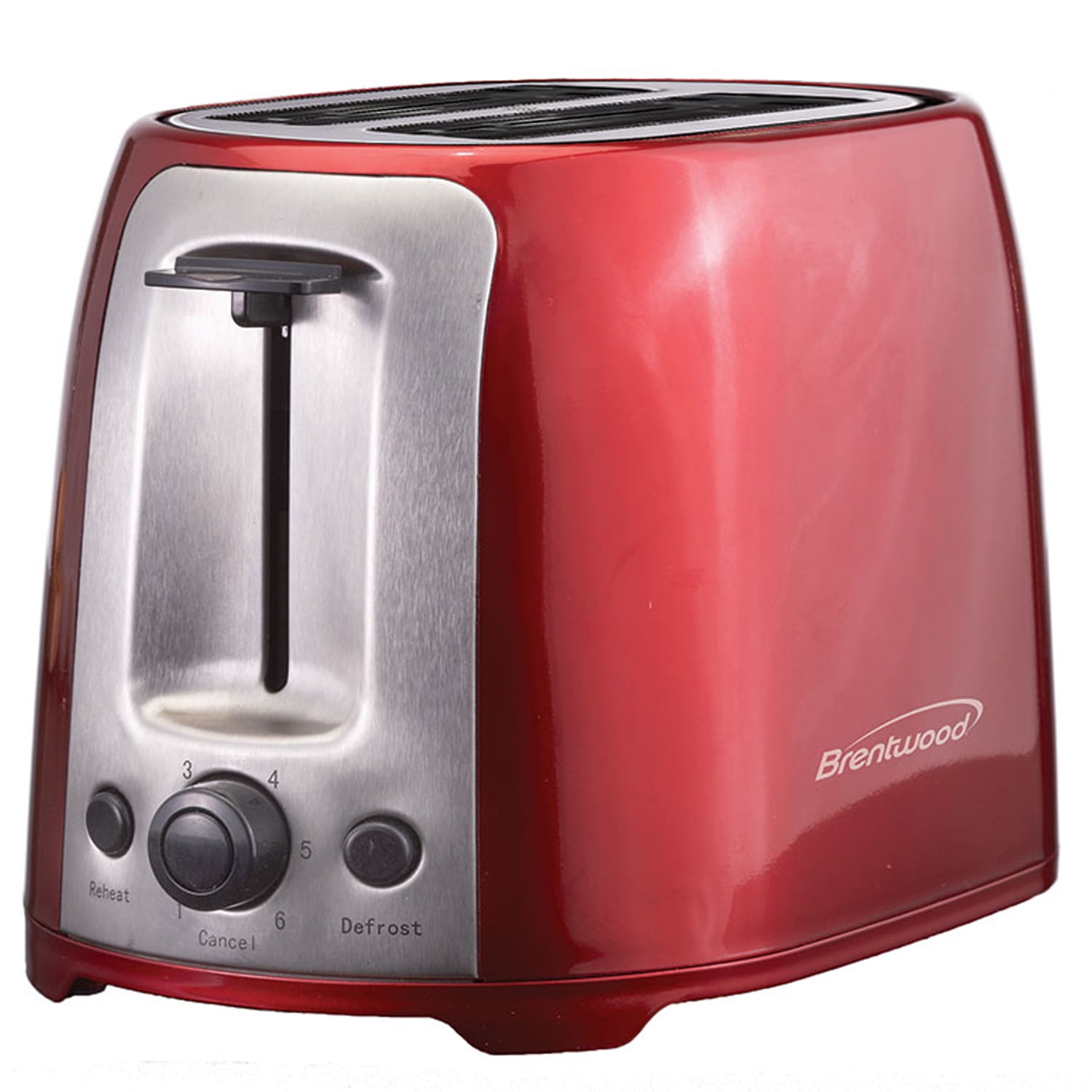 Brentwood 800W Cool Touch 2-Slice Extra Wide Slot Toaster in Red and ...