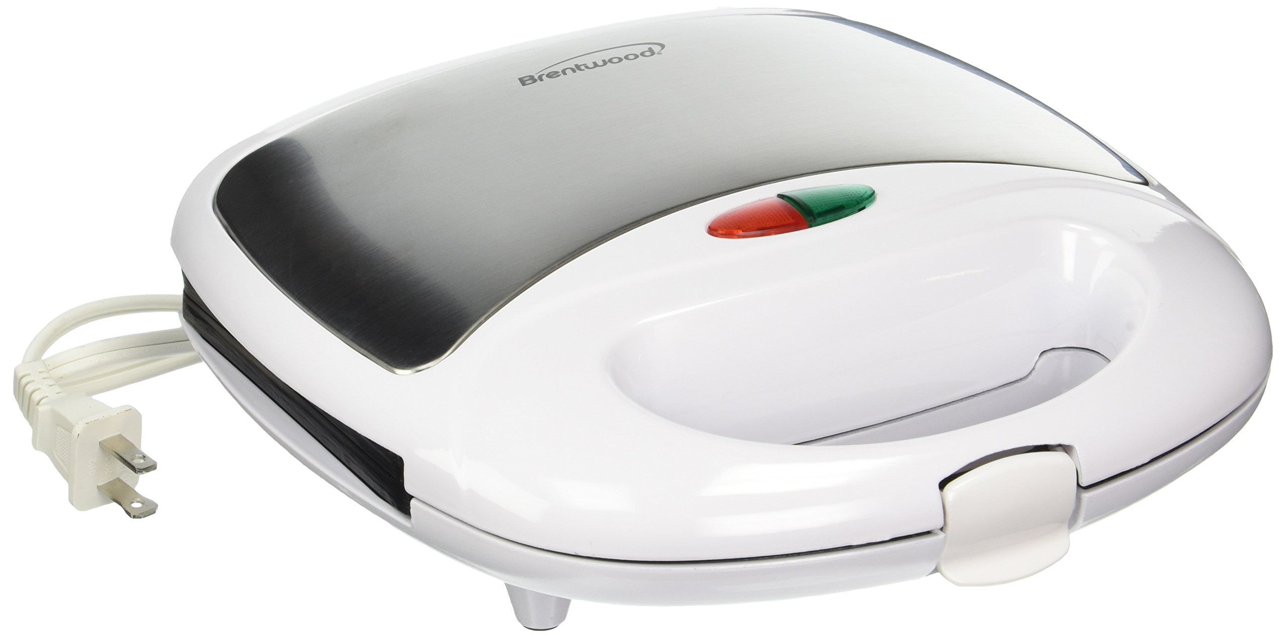 Brentwood Appliances TS-240W Nonstick Compact Dual Sandwich Maker ...