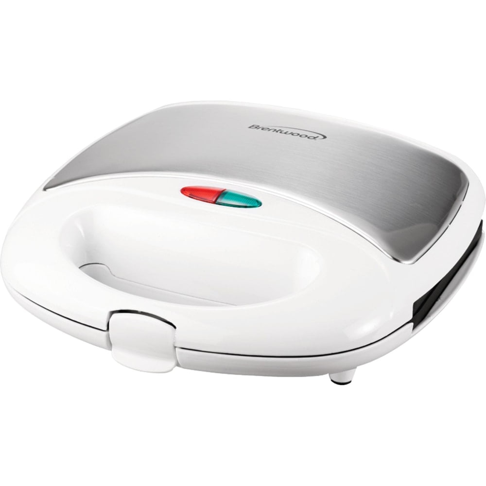 Brentwood Appliances TS-240W Nonstick Compact Dual Sandwich Maker ...