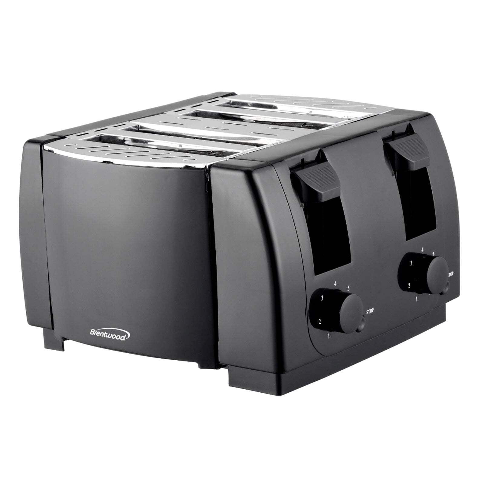 Brentwood Cool Touch 4-Slice Toaster (Black), TS-285 - Walmart.com