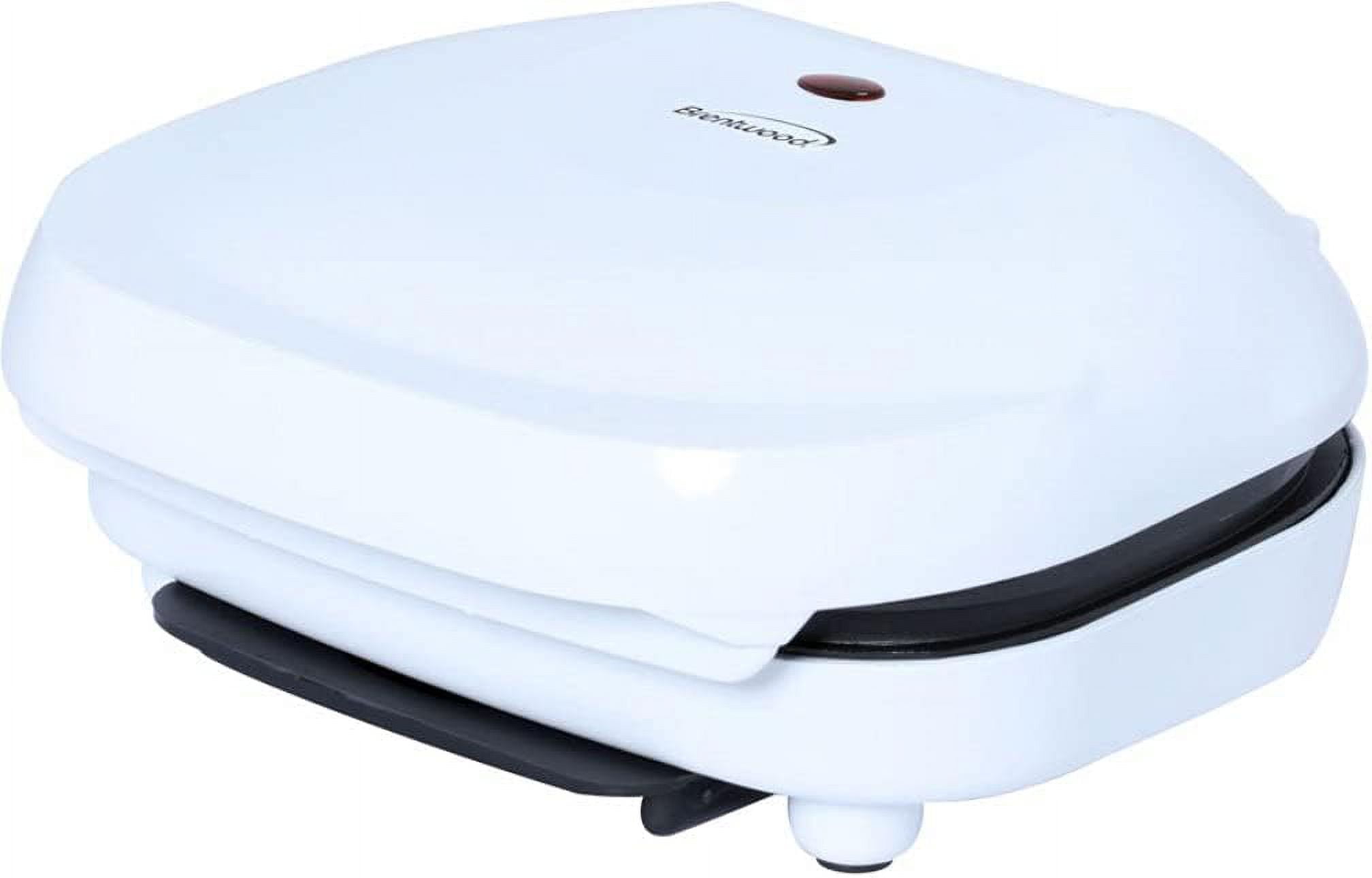 Brentwood Electric Contact Grill with 2-Slice Capacity in White – Non ...