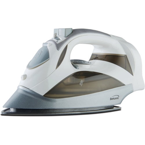 Brentwood MPI-59 Steam Iron with Retractable Cord, White - Walmart.com