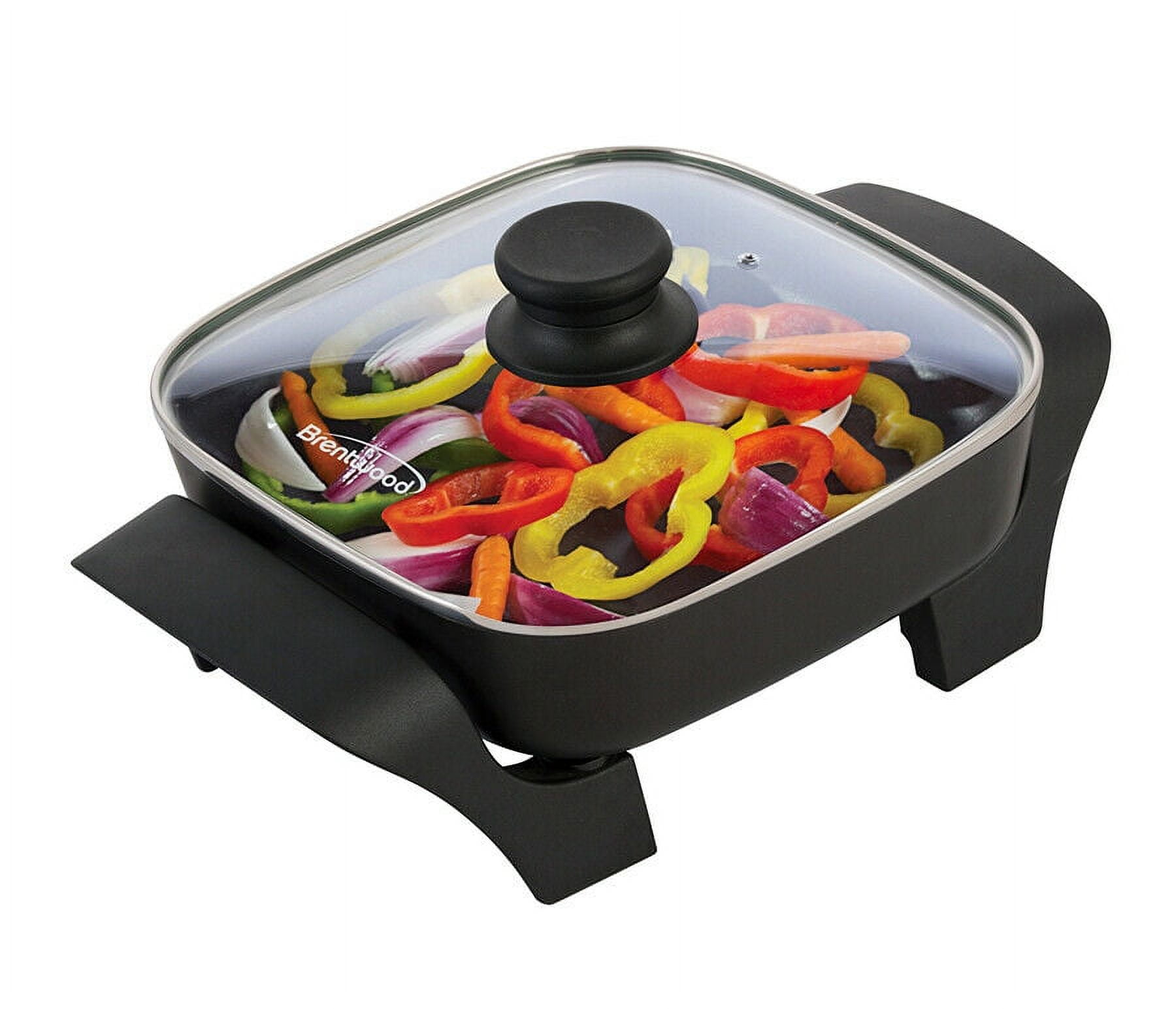 Brentwood Appliances SK46 8-Inch Nonstick Electric Skillet with Glass ...