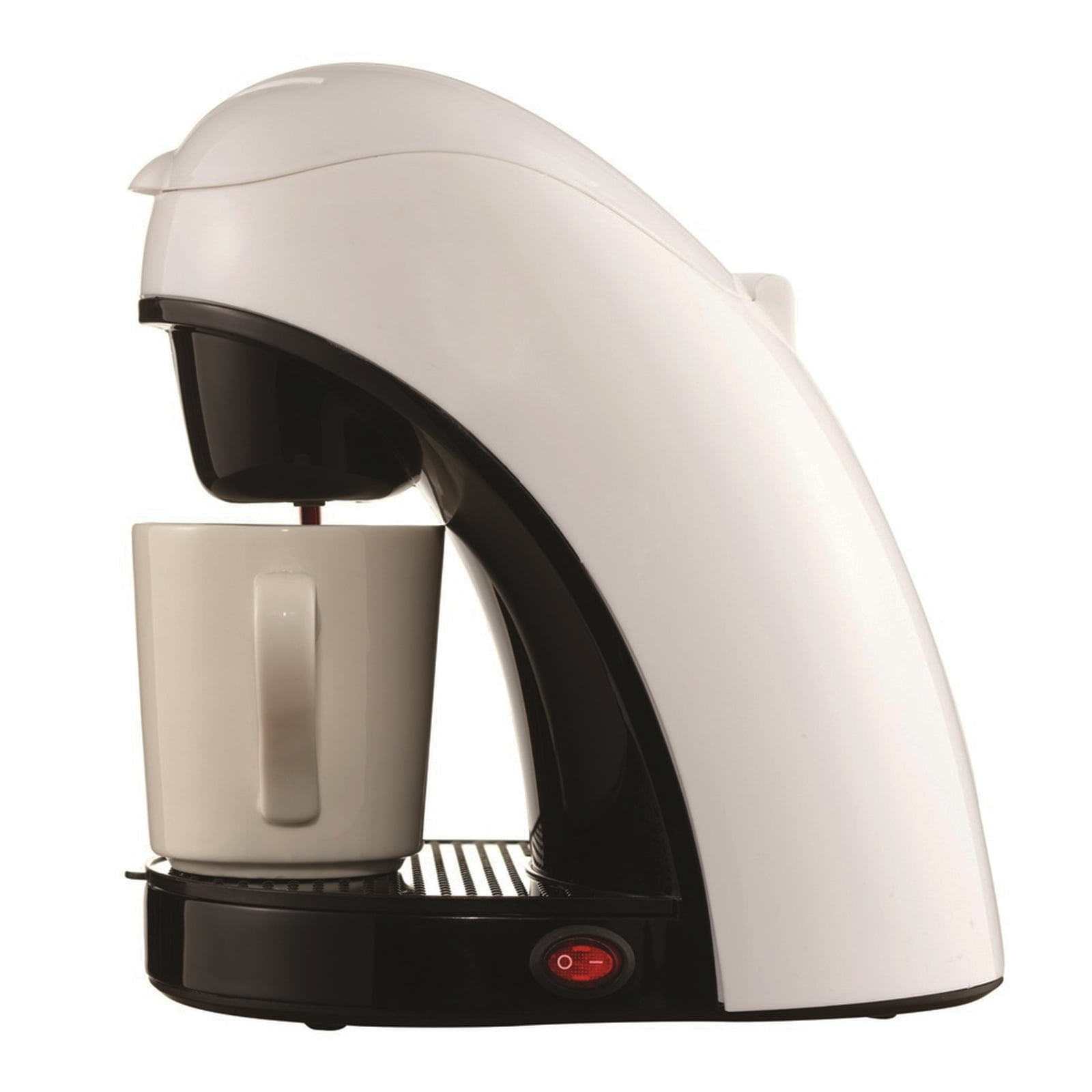 Brentwood Single Cup Coffee Maker - White - Walmart.com