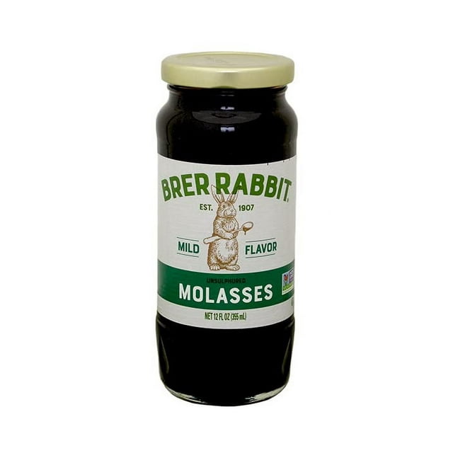 Brer Rabbit Mild Flavor Unsulphured Molasses Bottle, 12 oz - Case of 12 ...