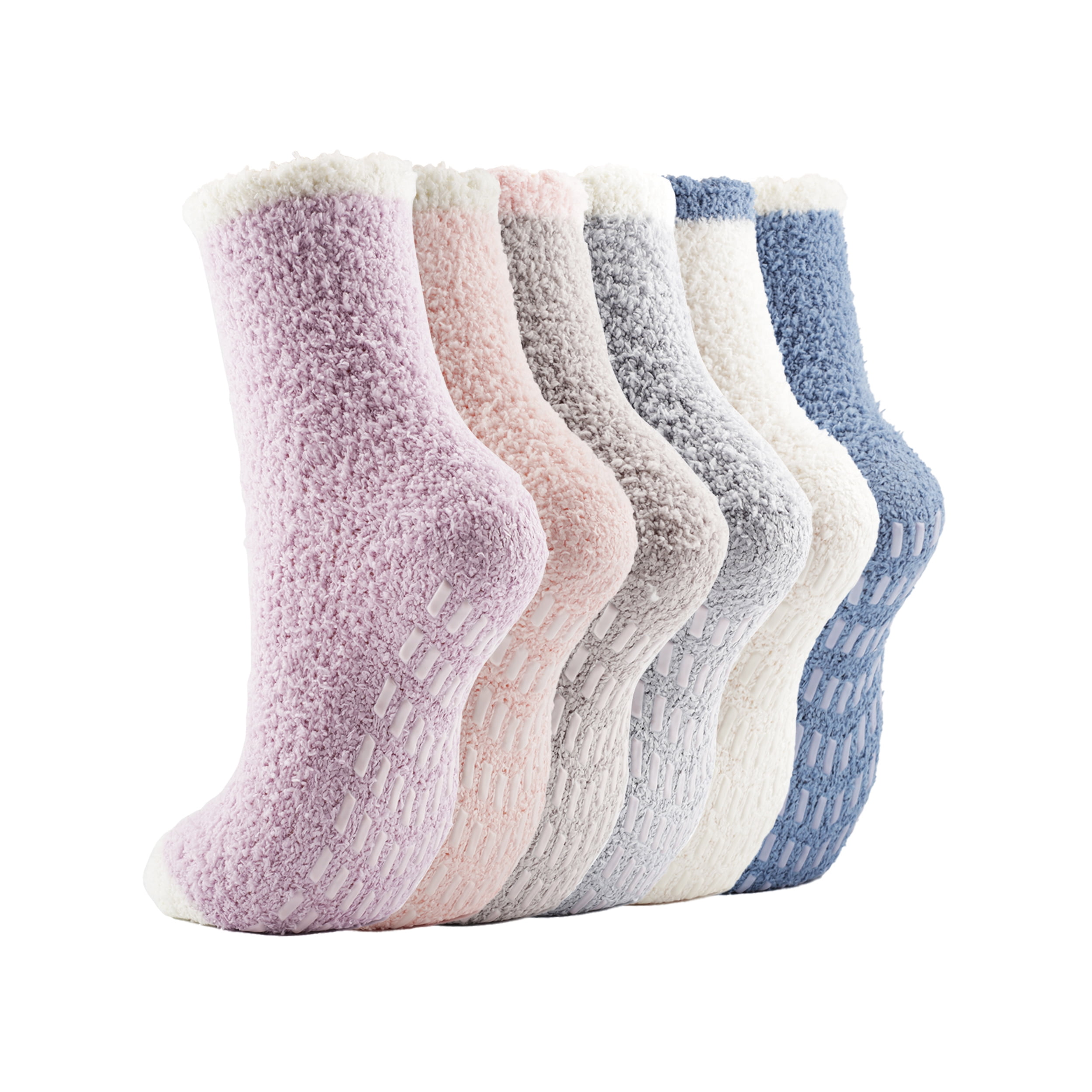 Breslatte Slipper Socks Women Fuzzy Warm Cozy Home Plush Microfiber ...