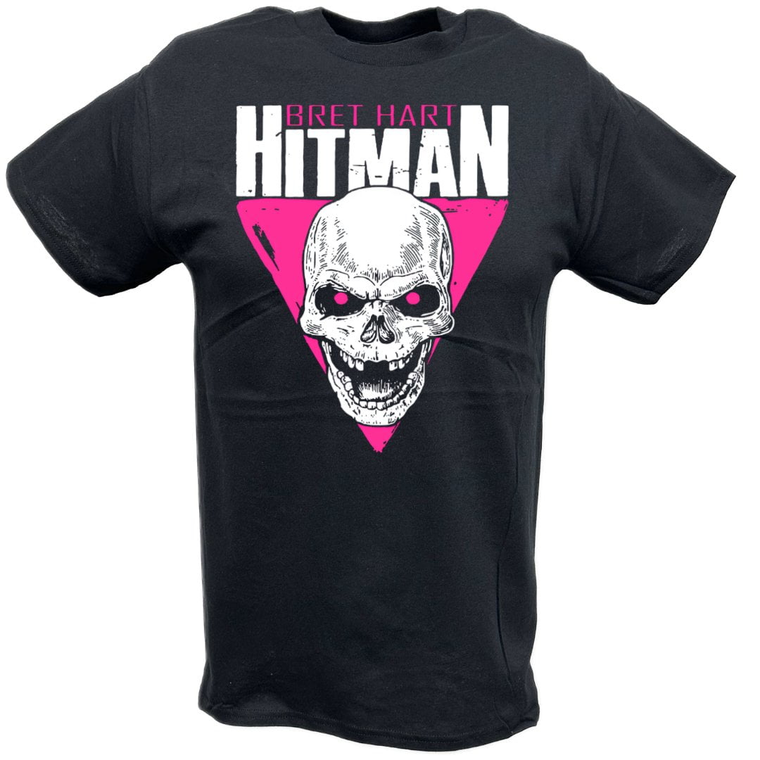 Bret Hart Hitman Skull Logo T-shirt - Walmart.com