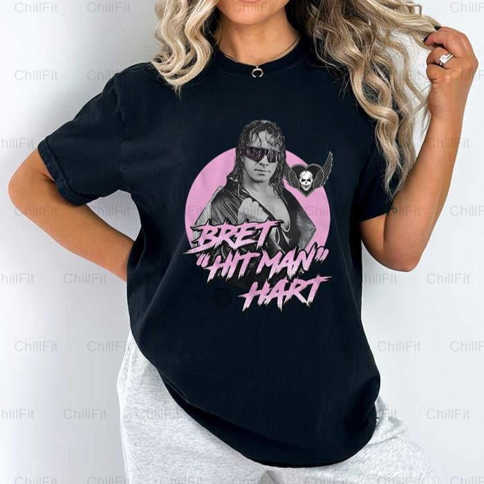 Bret Hart Limited Color, Retro Wrestling Graphic, Fan Tribute Hit ...