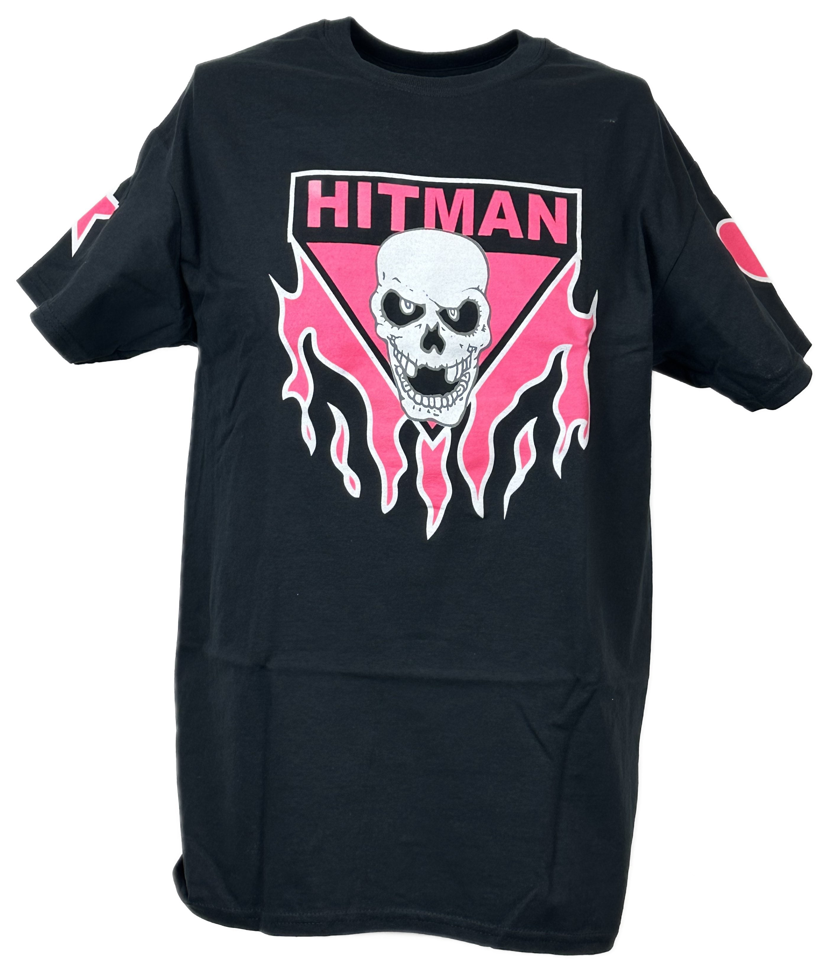 Bret Hart Ring Series Black Pink Skull Mens T-shirt 3XL - Walmart.com
