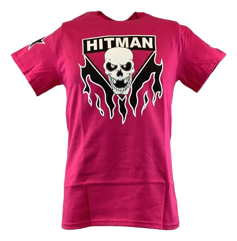 Bret Hitman Hart Pink Mens T-shirt Single Sided Print XXL - Walmart.com