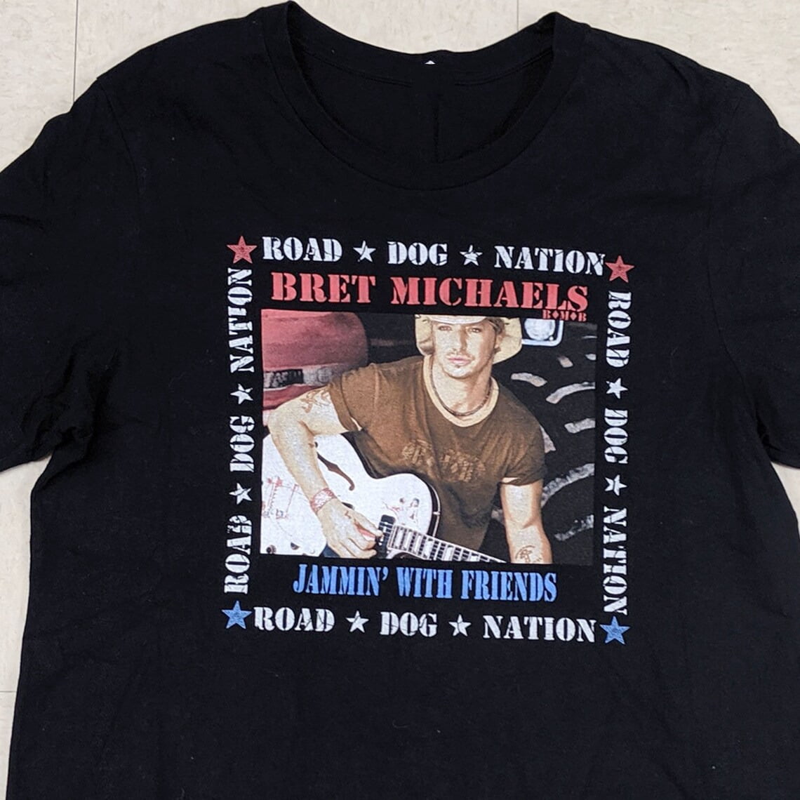 Bret Michaels Jammin' with Friends Road Dog Nation Tour T-shirt EL158 ...