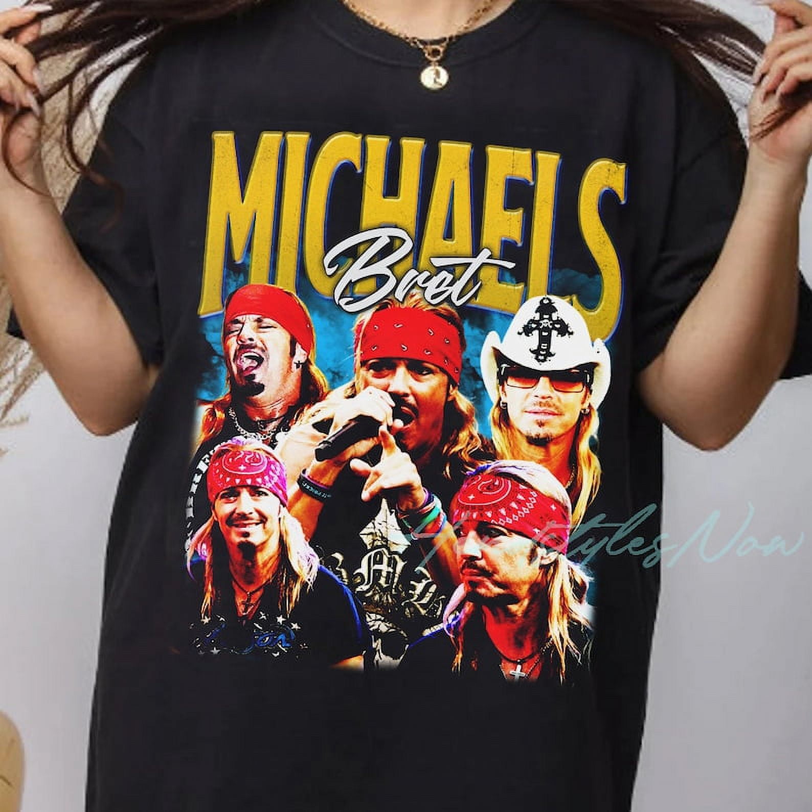 Bret Michaels Shirt, Gift Graphic Tee Horror movie T-Shirt Hot Trending ...