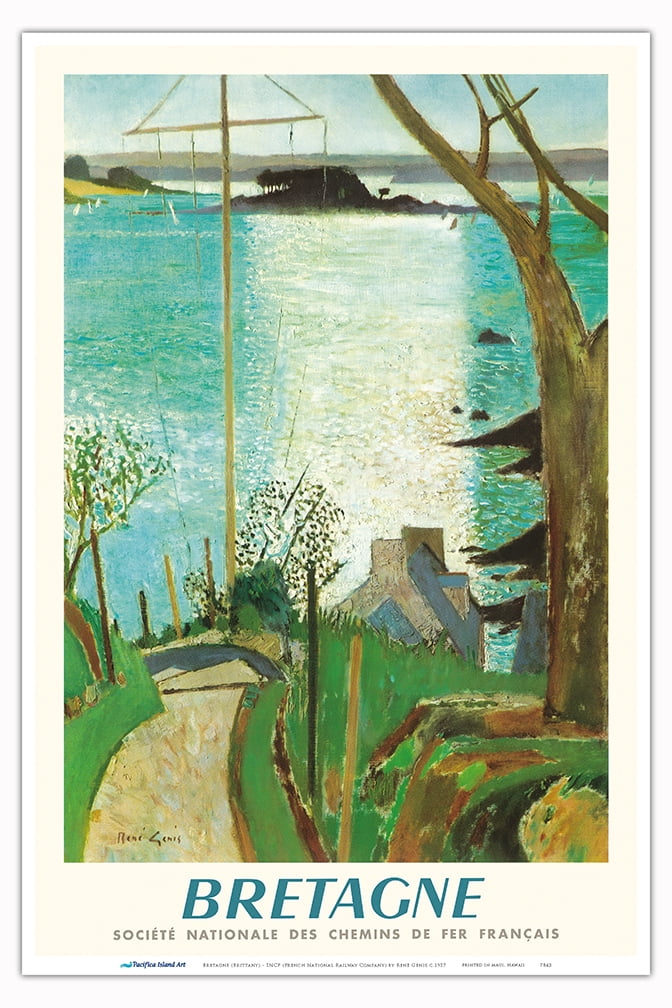 Bretagne (Brittany) - SNCF (French National Railway Company) - Vintage ...