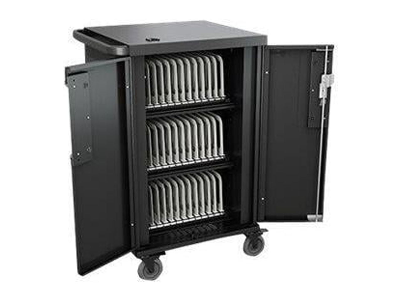 Bretford Corex Cart - 3 Shelf - Steel - 33.2" Width X 25.8" Depth X 44. ...