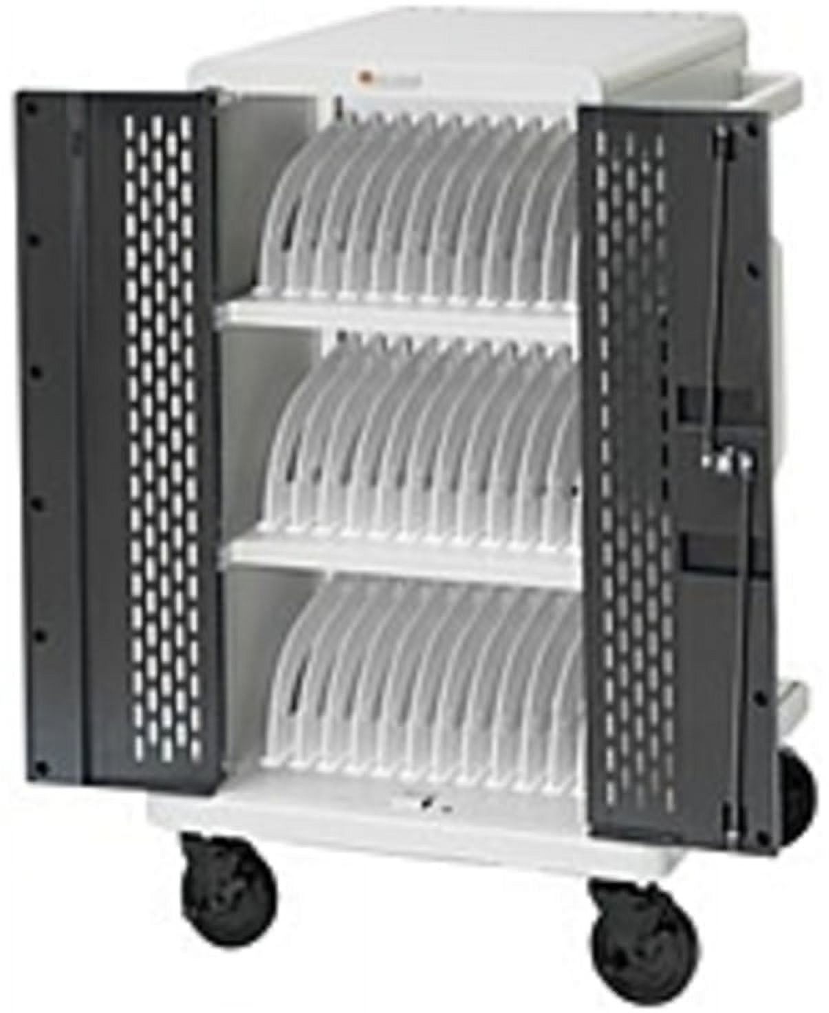 Bretford DELL36 36 Unit Store and Charge Cart - Topaz, Concrete ...