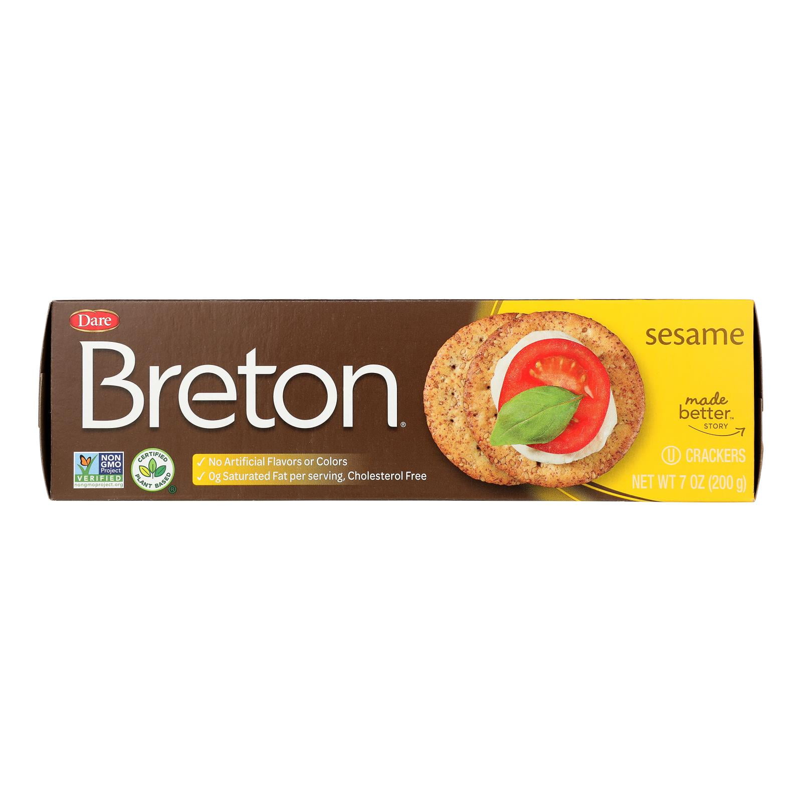 Breton/dare - Crackers - Case of 12 - Walmart.com