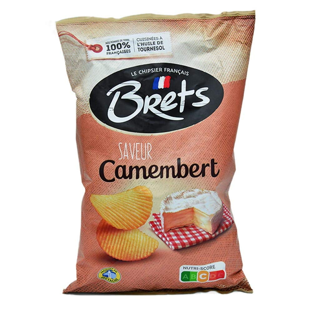 Brets Camembert Gourmet Potato RRF12 Chips, 125g (4.4oz), Imported from ...