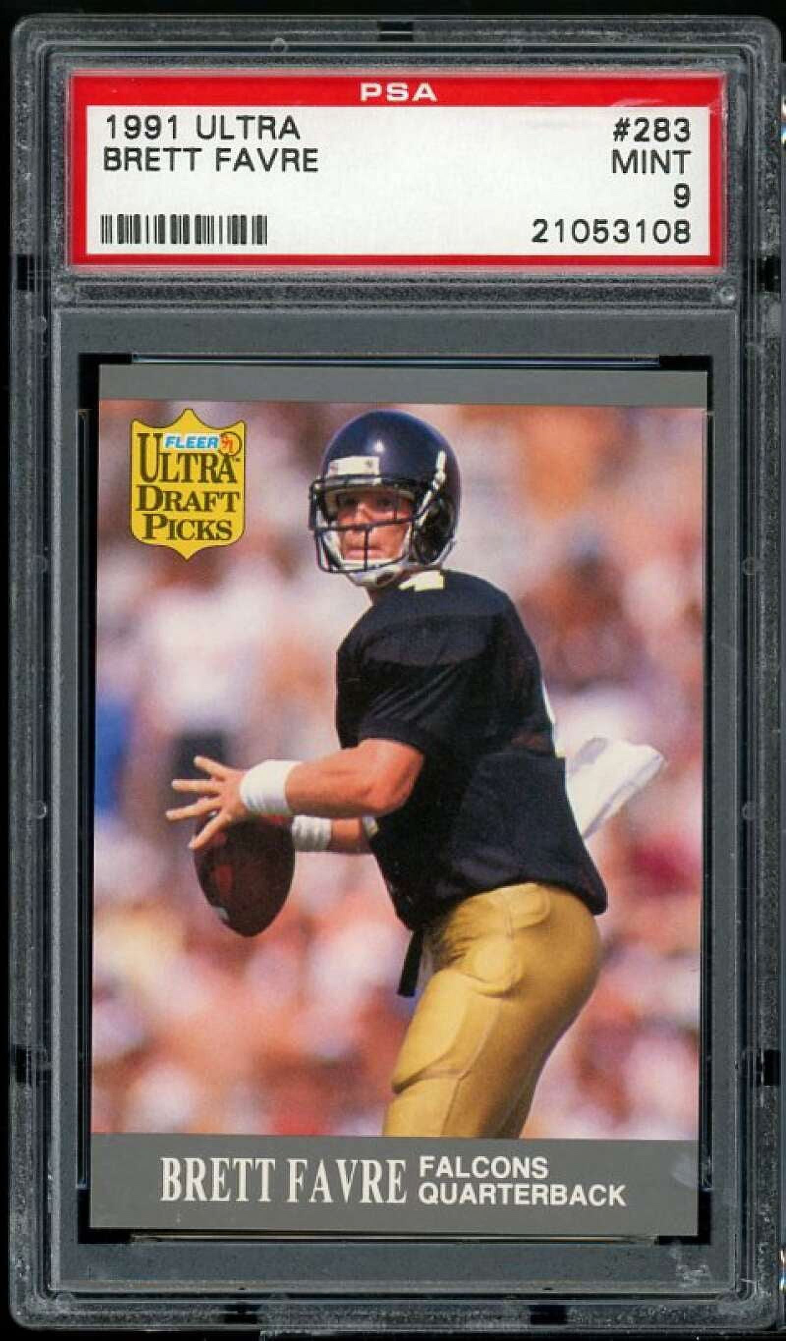 Brett Favre Rookie Card 1991 Ultra #283 PSA 9 - Walmart.com