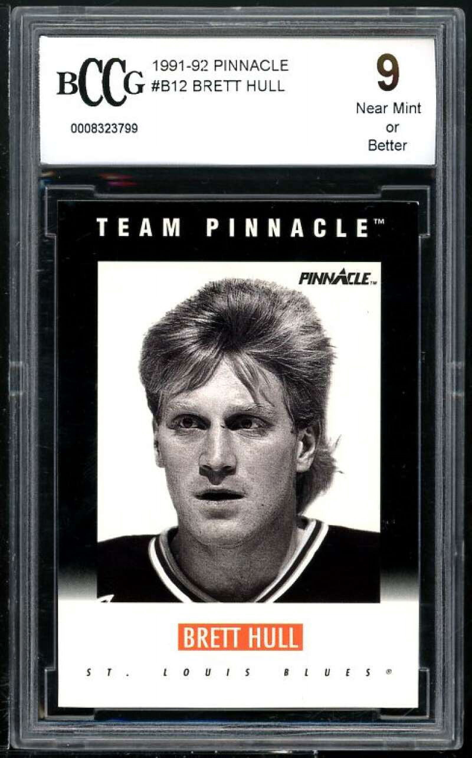 Brett Hull Card 1991-92 Pinnacle Team Pinnacle #B12 - Walmart.com