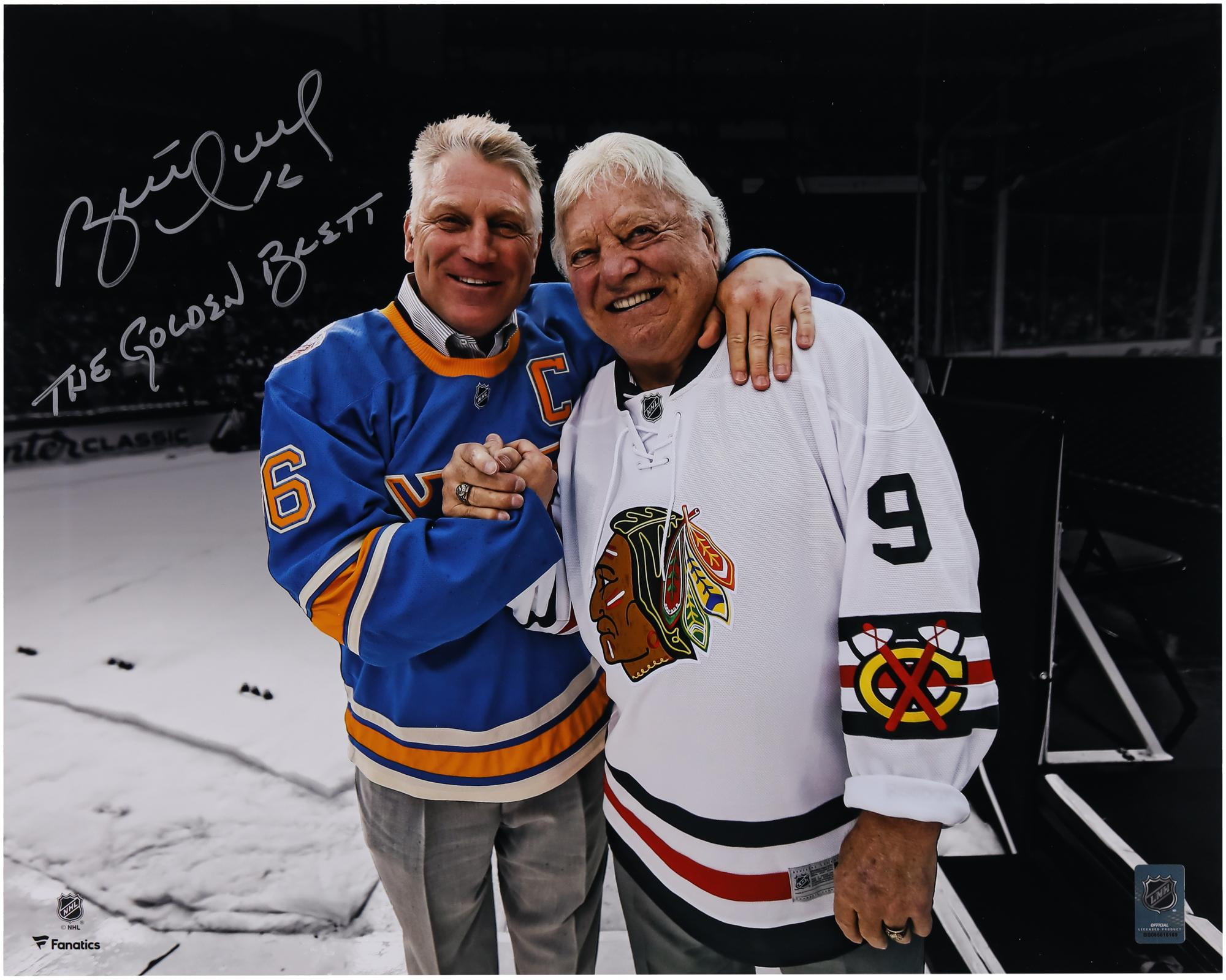 Brett Hull St. Louis Blues Autographed 16" x 20" with Bobby Hull ...