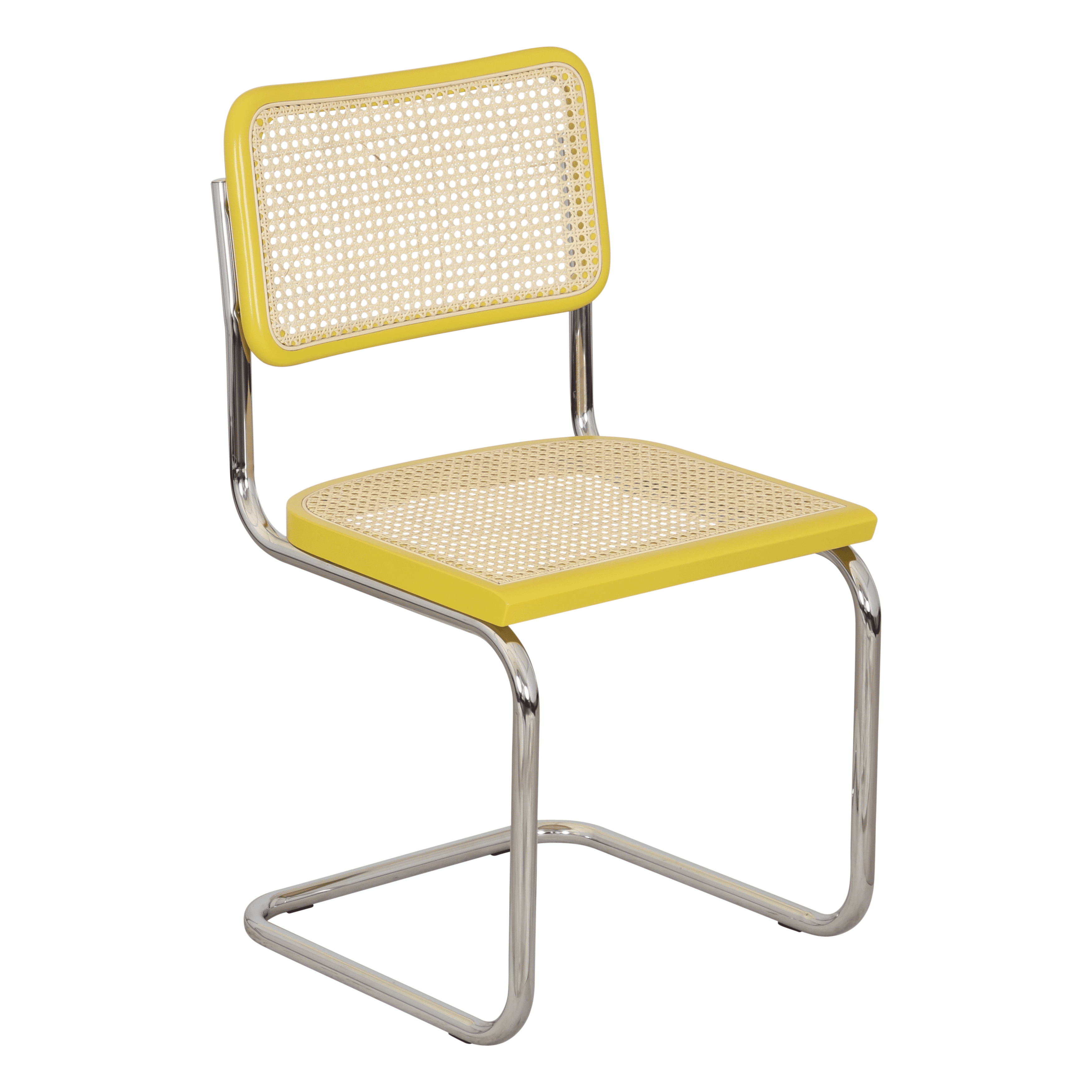 Breuer Chair Company Marcel Breuer B32/S32 Cesca Cane Cantilever Side ...